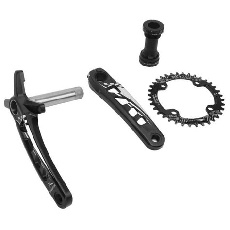 TMISHION Pédalier VTT Vélo creux intégré manivelle 36 dents VTT
