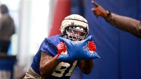 Robinson Says He Feels Great In First Practice With Giants Newsday
