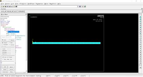 基于ansys apdl的简单静力学分析示例（悬臂梁） apdl案例 csdn博客
