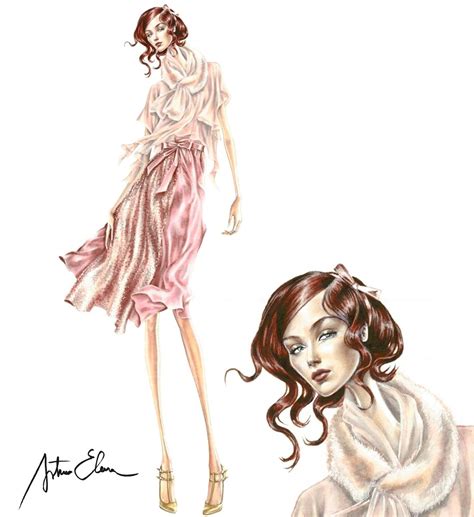 Figurín De Moda Del Gran Arturo Elena Cuya