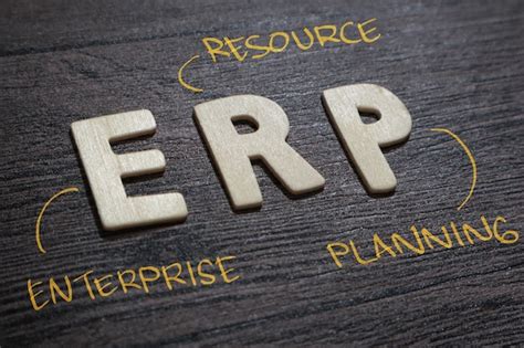 Premium Photo Erp Enterprise Resource Planning Text Written With