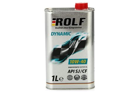 Масло ROLF Dynamic 10W-40 SJ/CF (1л): цена, описание, отзывы
