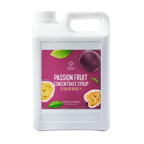 18ctea Fruit Syrup Passionfruit Syrup With Seed