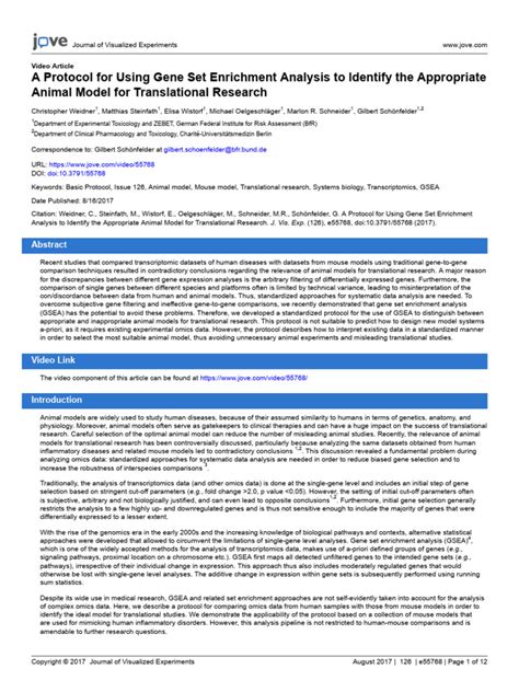 a protocol for using gene set enrichment analysis to identify the