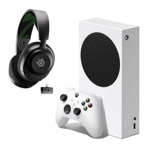 Microsoft Xbox Series S Słuchawki Steelseries Arctis Nova 4x Konsola