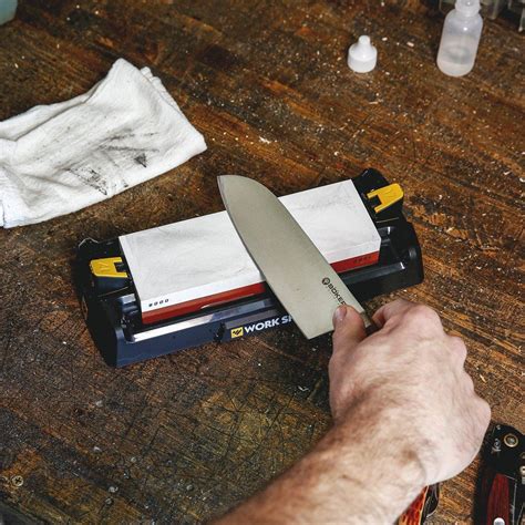 Work Sharp Whetstone Knife Sharpener Combination Stone Wsbchwht