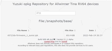 搭建了一个 Tina 的 Opkg 仓库，软件包逐渐完善中 全志在线开发者论坛