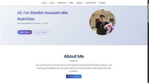 Webdevelopment Javascript Html Css Portfolio Vercel Opentowork