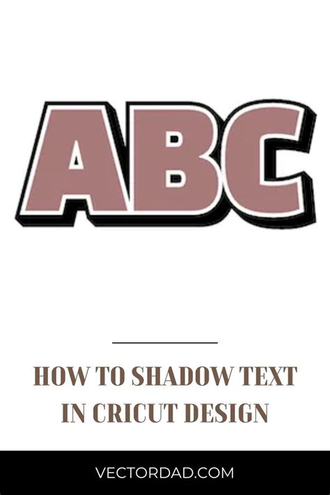 How To Shadow Text In Cricut Design Shadow Letters Artofit