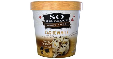 So Delicious Dairy Free Cashewmilk Salted Caramel Cluster Frozen