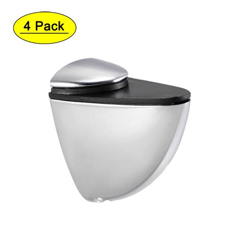 Stainless Steel Glass Clamp Glass Clip Curved Back Round Glass Bracket