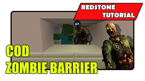 Zombie Barrier System For Cod Maps Minecraft Xbox Tu24 Cu12 Playstation Cl1 16 Youtube