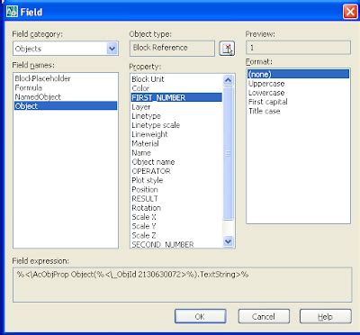 CADing Coding Exploring AutoCAD Field Capabilities By Developing A Simple Field Calculator