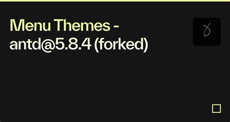 Menu Themes Antd Forked Codesandbox