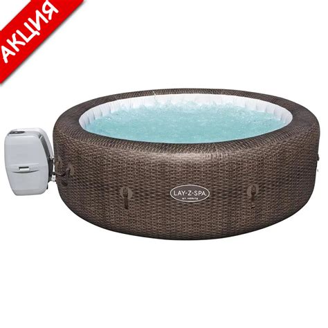 Купить Надувной джакузи Bestway 60023 Lay-Z-Spa 216х71 см аэромассажный ...