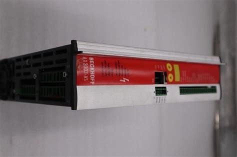Beckhoff Ax2003 As S60301 520 Digital Compact Servo Drive Amplifier Stk 3440 D In Pottstown Pa Usa