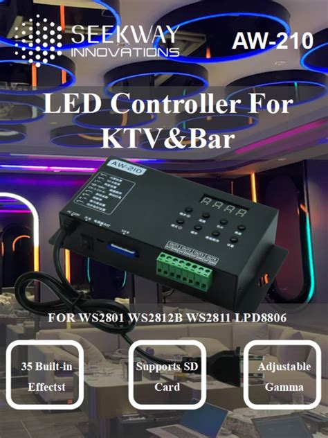 Led Controller Ch Pixels For Ws Ws B Ws Lpd Rgb Led Strip Built In Effect