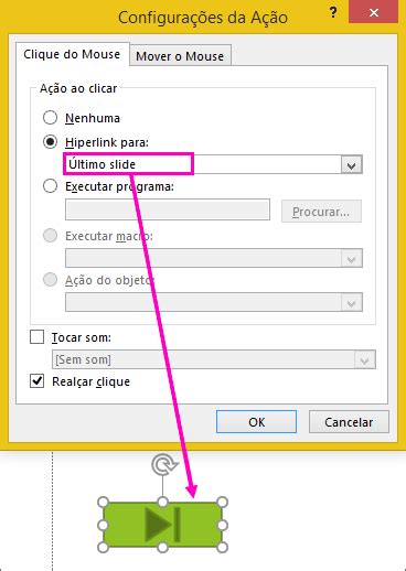 Adicionar comandos à sua apresentação botões de ação Suporte do Office