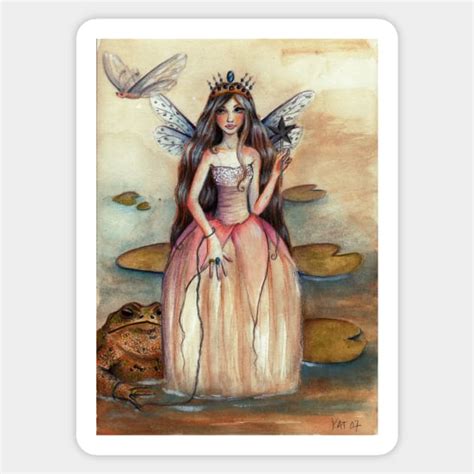 Thumbelina And Mr Toad Fairytales Sticker Teepublic