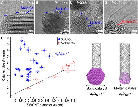 Growth Modes Of Single Walled Carbon Nanotubes On Catalysts Science Advances