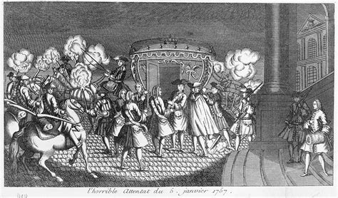 Attentat Contre Louis Xv Histoire Analysée En Images Et œuvres Dart