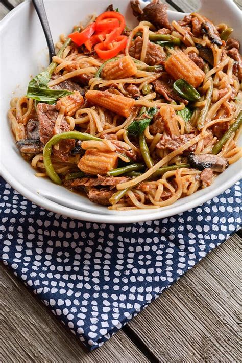 Slow Cooker Beef Drunken Noodles Slow Cooker Gourmet