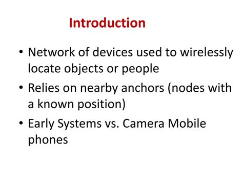 Ppt Indoor Localization Using Camera Phones Powerpoint Presentation Free Download Id6507895