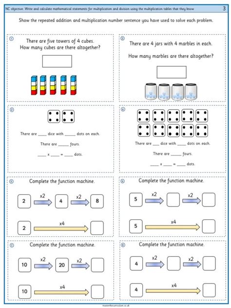 Write And Calculate Mathematical Statements For Multiplication And