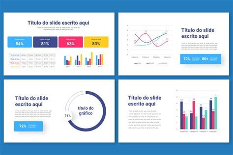 Gráficos Modelo De Apresentação Em Powerpoint