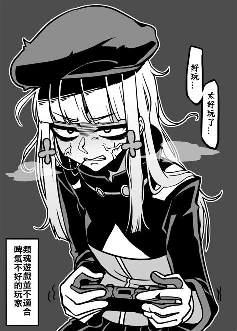 Safebooru 1girl Absurdres Anger Vein Bangs Beret Blunt Bangs Chinese