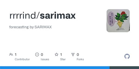 Github Rrrrind Sarimax Forecasting By Sarimax
