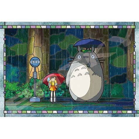 Studio Ghibli Art Crystal Jigsaw Puzzle My Neighbor Totoro Rainy