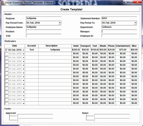 10 Excel Expenses Template Uk Excel Templates