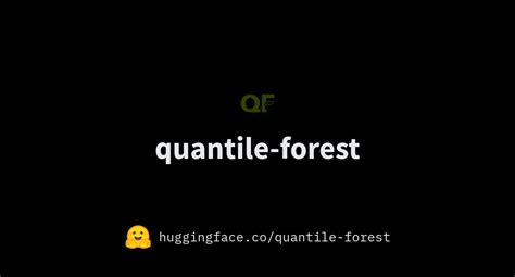 quantile forest quantile forest
