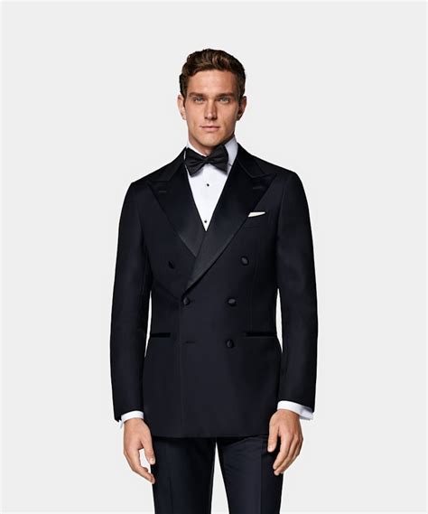 Navy Tailored Fit Lazio Dinner Jacket In Pure S110s Wool Suitsupply