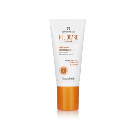 Heliocare Color Слънцезащитен оцветен гел крем Spf 50 бронзов цвят 50