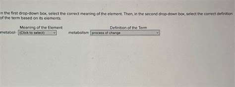 In The First Drop Down Box Select The Correct