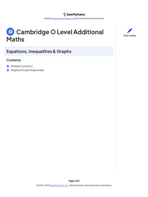 Equations Inequalities And Graphs Pdf Equations Complex Number