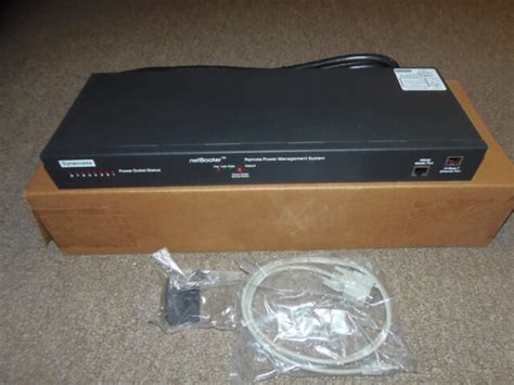 Synaccess Netbooter Np 08 Remote Power Management Switch 8 Outlets 1u Rack Mount For Sale Online