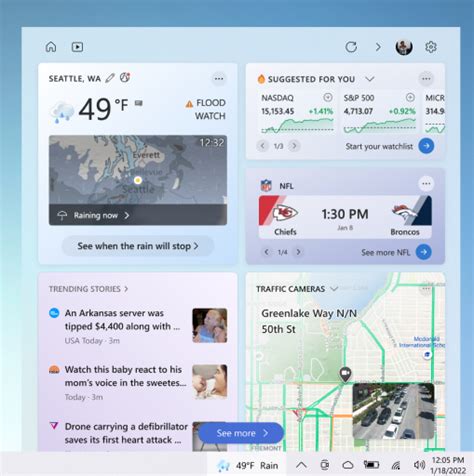News And Interests Is Now Supported On All Taskbar Orientations