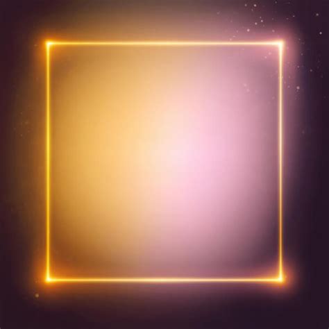 Download Glowing Square Outline On Gradient Background Backgrounds