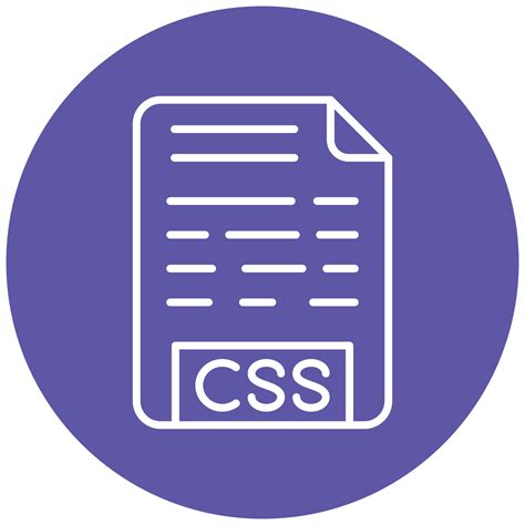 CSS File Icon Style Vector Art At Vecteezy