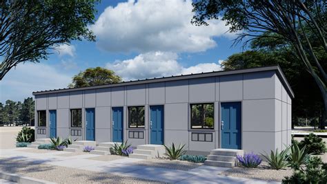 Employee Housing Oasis Fourplex Irontown Modular