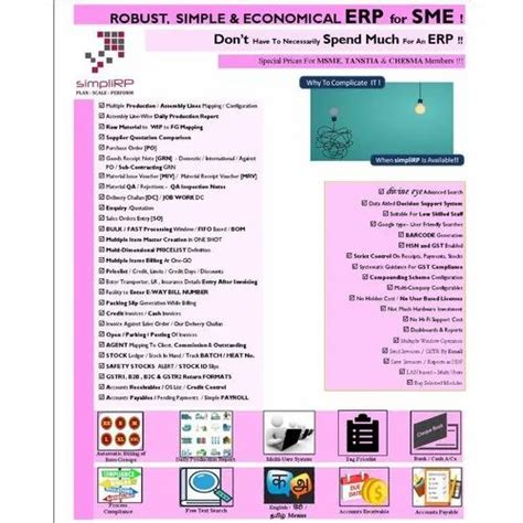 Erp Software Packages In Chennai Tamil Nadu Get Latest Price From Suppliers Of Erp Software