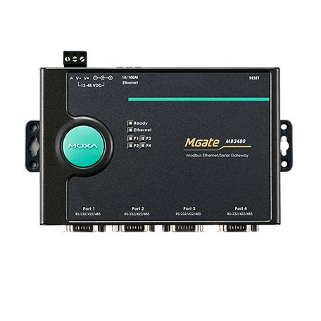 MGate MB3180 MB3280 MB3480 Series Modbus TCP Gateways MOXA