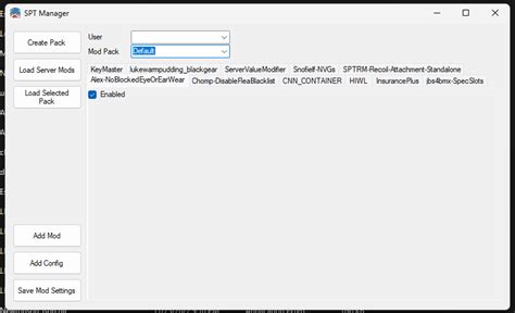 Mod Manager - SPT Mods Workshop