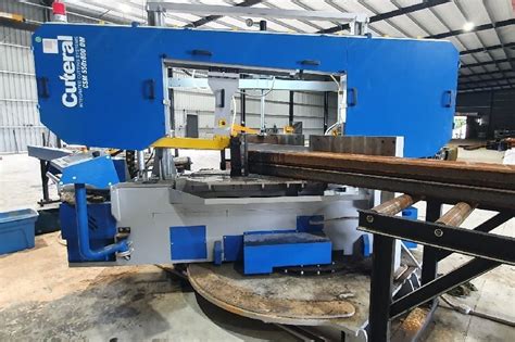 Cuteral CSM550 800 DM Semi Auto Double Column Double Miter Bandsaw
