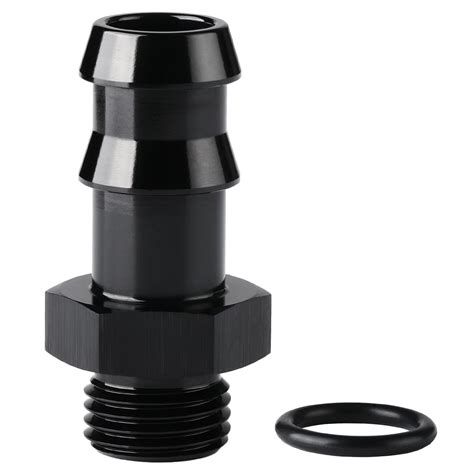 6an 6 Orb Male To 12 Hose Barb Straight Fitting