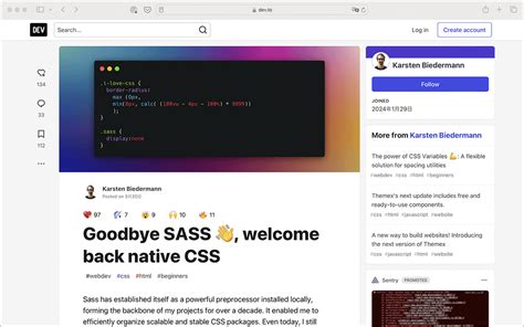 そろそろsassとはさよなら、sassの便利な機能がネイティブのcssでどんどん使用できるようになっています