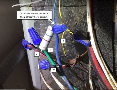 Need Help Identifying C Wire DoItYourself Com Community Forums